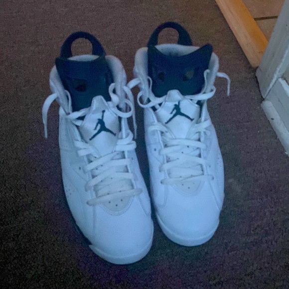 Jordan | Shoes | White And Navy Blue 6s | Poshmark